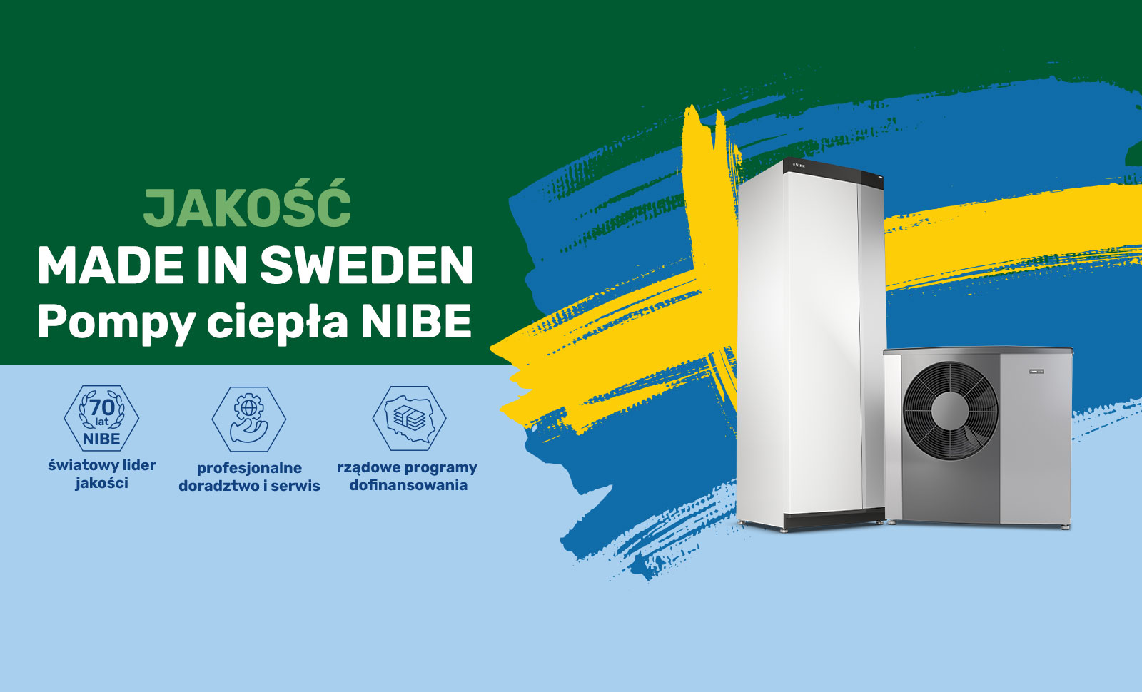 Pompy ciepła NIBE - Ponad 40 lat doświadczenia | NIBE